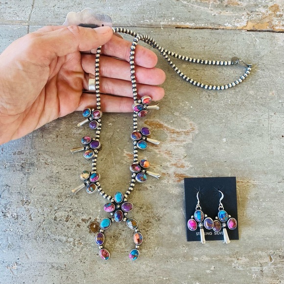 Native American | Jewelry | Navajo Larry Kaye Sterling Silver Purple ...